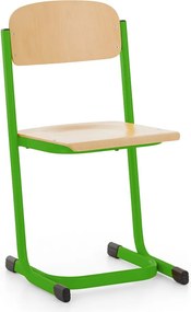 Školní židle Denis - vel. 7, světle zelená - ral 6018