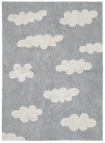 Lorena Canals, Přírodní koberec, ručně tkaný Clouds Grey, 120x160, šedá, kancelář