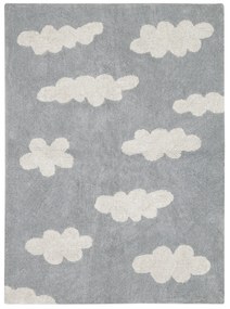 Lorena Canals, Přírodní koberec, ručně tkaný Clouds Grey, 120x160, šedá, kancelář