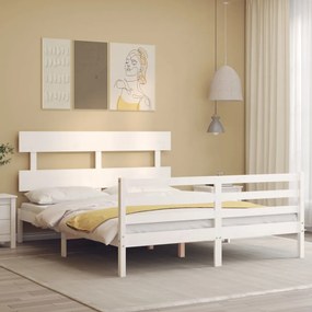 Rám postele s čelem 90 x 200 cm masivní dřevo