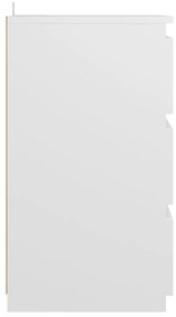 Noční stolky 2 ks bílé 40 x 35 x 62,5 cm dřevotříska - Default Title