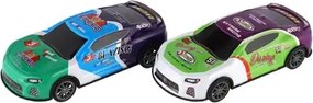TEDDIES Auto závodní / Autíčko na setrvačník / Plast / 17 cm / 2 barvy