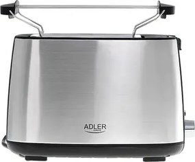 Adler AD 3214 stříbrná / Toaster / 900W / 2 toasty