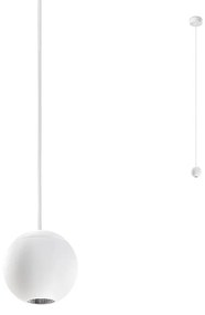 Redo 01-1832 závěsné LED svítidlo Obo pískově bílé, 4,5W, 3000K, ø5cm