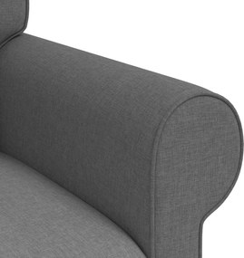 Set pohovek 2 ks Tmavě šedá textil 3407575