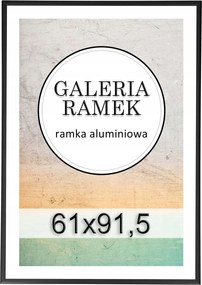Rámeček na fotografie 61x91,5 cm Rámeček černý hliníkový fotorámeček