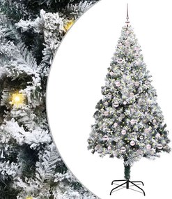 Umělý vánoční stromeček Bílá 240 cm PVC, ocel a plast 3396982