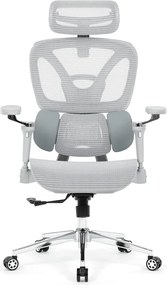 Ergonomická kancelářská židle EXECUTIVE - šedá síťovina