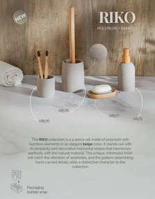 BISK Erga Riko, držák na mýdlo na postavení, taupe, ERG-08577