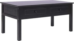 vidaXL Konferenční stolek 100 x 50 x 45 cm dřevo [284141] Barva: Černobílý