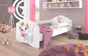 Postel s matrací a zábranou CASIMO CAT 160x80