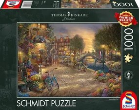 SCHMIDT Puzzle Amsterdam / 1000 dílků / 69,3 × 49,3 cm
