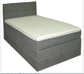XXXLutz POSTEL BOXSPRING, 140/200 cm, šedá Hom`in - Jednolůžkové postele - 001933000801