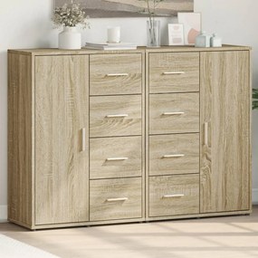 Příborníky 2 ks dub sonoma 60 x 31 x 84 cm kompozitní dřevo 3276590