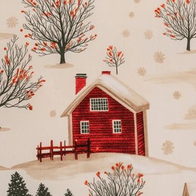 Povlečení z mikrovlákna FARM HOUSE krémové Rozměr povlečení: 2 ks 70 x 90 cm | 200 x 220 cm