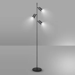 Brilagi - Stojací lampa SELE 3xGU10/30W/230V černá