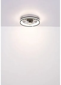 Globo 03651 - LED Stropní svítidlo s ventilátorem GATIAN LED/30W/230V černá + DO