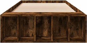 Rám postele kouřový dub 90 x 190 cm kompozitní dřevo 3280619