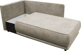 Rozkládací pohovka, béžovošedá Taupe, levá, LIAMI