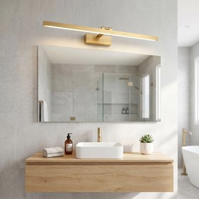 Toolight APP1865-1W, koupelnová LED svítilna, 800 mm, broušená ocel, OSW-66021