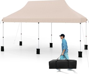 Costway Pavilon s taškou, skládací altán, výškově nastavitelný párty stan