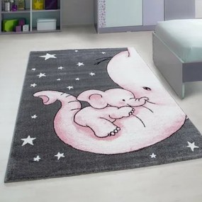 Vopi Kusový dětský koberec Kids 560 pink, 80 x 150 cm