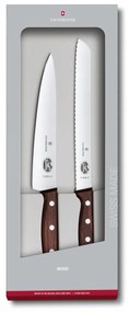 VICTORINOX Sada kuchyňských nožů Wood 2 kusy