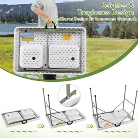 Costway Fish Cleaning Table Skládací stůl na filetování, bílý