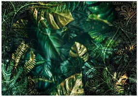 Samolepící fototapeta - Smaragdová džungle 147x105