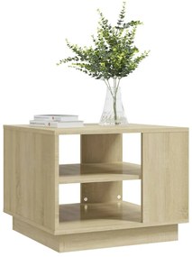 Konferenční stolek dub sonoma 55 x 55 x 43 cm dřevotříska - Default Title