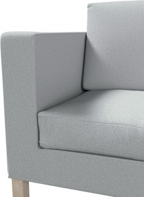 Potah na pohovku IKEA  Karlanda 2-místná, krátký barva šedá látka pletený vzor