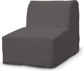 Potah na křeslo Lycksele jednoduchý barva hnědá látka sametová