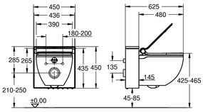 Grohe GROHE Sensia IGS - Sprchová závěsná toaleta, alpská bílá 39111SH0