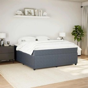 Box spring postel s matrací tmavě šedá 180x200 cm samet 3285657