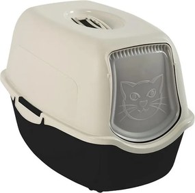 Kočičí toaleta ECO BAILEY, krémová-černá