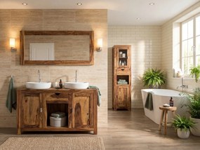 furniture-nabytek.cz - Koupelnová sestava Laros 130cm akácie