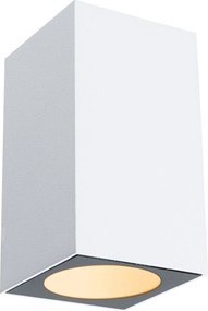 P 94711 LED venkovní nástěnné svítidlo Flame neláká hmyz IP44 hranaté 58x103mm 2200K 4W 230V 75° bílá kov - PAULMANN