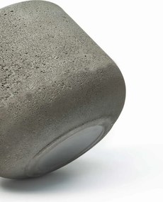 Květináč GIRAR, sklolaminát, výška 27 cm, tmavě šedá