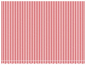 Náhradní plachta na markýzu červené a bílé pruhy 5 x 3,5 m,  367721