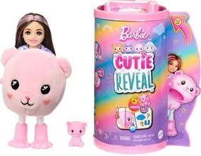 Mattel Barbie Cutie Reveal Chelsea pastelová edice Medvěd