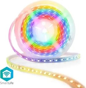 Nedis LED Pásek SmartLife / Wi-Fi / Více barev / SMD / 5.00 m / IP65 /