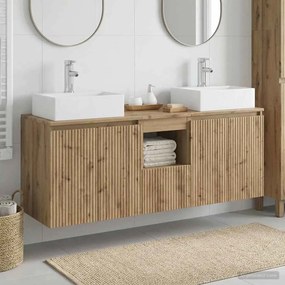 Sada koupelnových skříněk 3 ks Dub artisan 49,5 x 41 x 62,5 cm 3405656