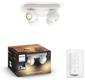 Philips | Philips 50474/31/P6 - LED Stmívatelné bodové svítidlo Hue BUCKRAM 4xGU10/5W/230V | P3771