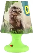 TEDDIES Mini lampička dinosaurus / Lampička / 8x11 cm / Na baterie 3x