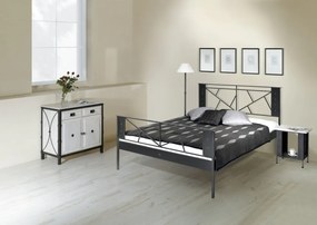 Iron Art VALENCIA kovaná postel pro rozměr matrace: 180 x 200 cm