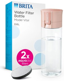 Brita BRITA Fill&Go Vital filtrační láhev na vodu 0,6l, +2x microdisc, meruňková, 2024 1052264