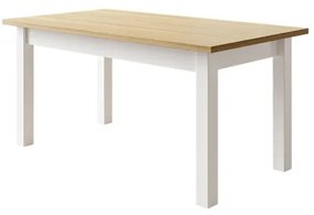Konferenční stolek Kolir I, Barva dřeva: dub grandson - L, Barvy nožiček: Bíla