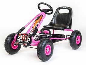 Dětská šlapací motokára Go-kart Baby Mix Razor růžová Barva: Růžová