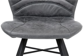 Jídelní židle MALUTI — látka, kov, více barev Šedá