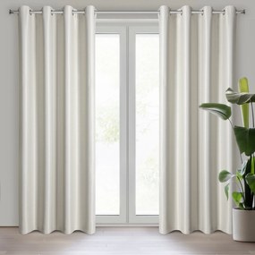 ZATEMŇOVACÍ ZÁVĚS NA KROUŽCÍCH SELINA 140X250 CM PŘÍRODNÍ